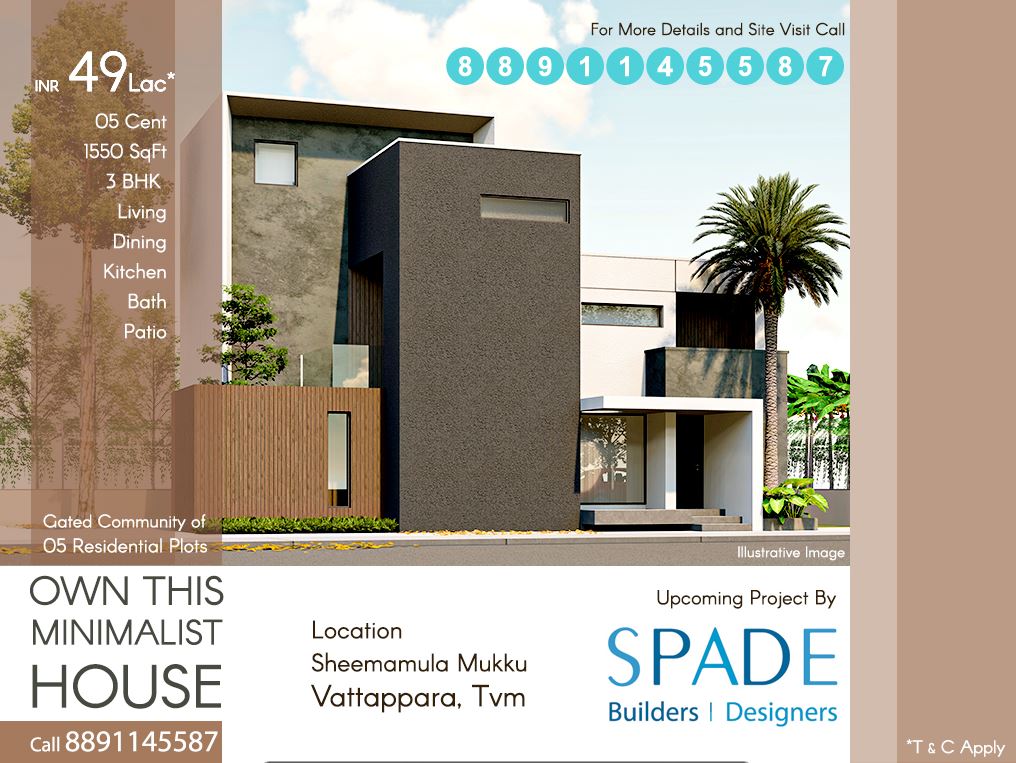 5 Cent, 1550 SqFt, 3BHK House at 49 Lac* - TPBazaar.com - Technopark ...