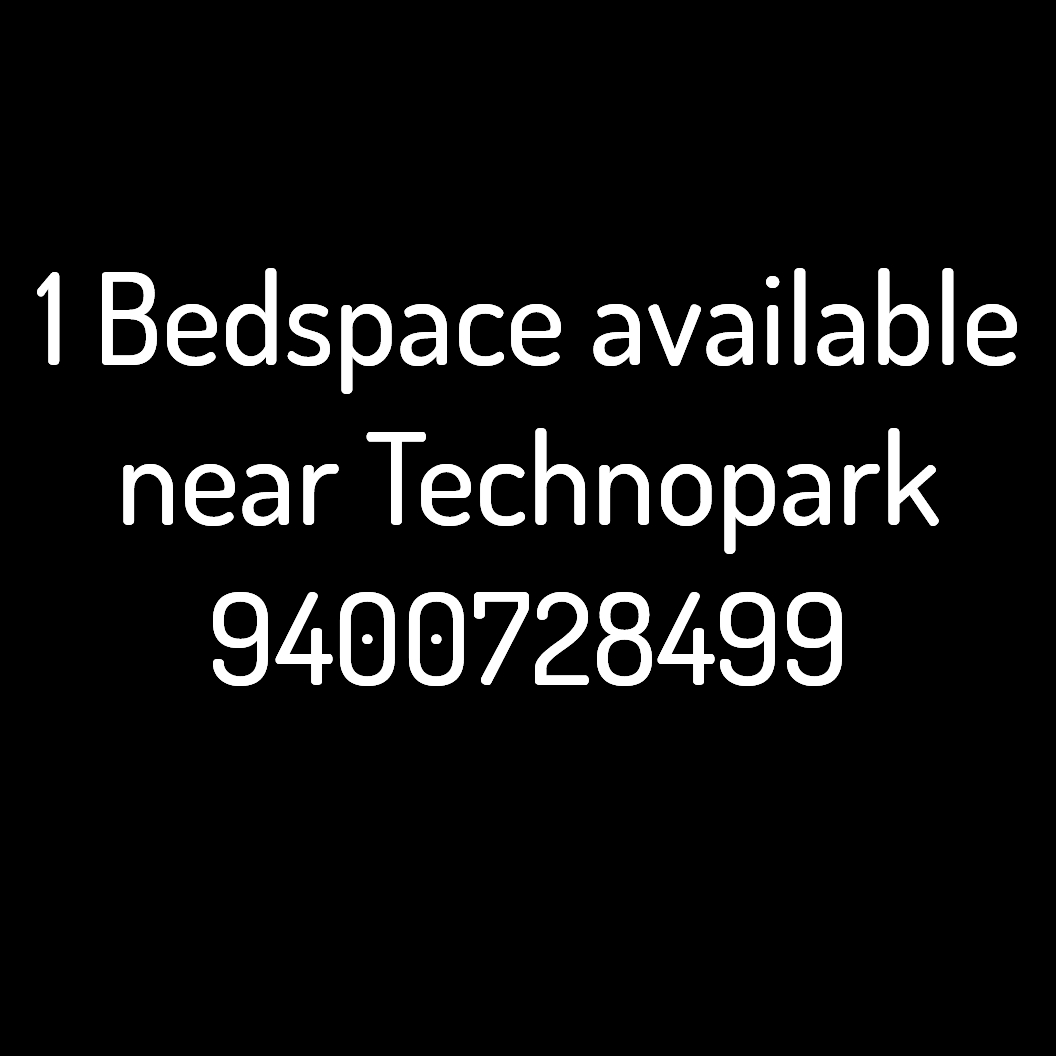 1 Bedspace in 2bhk near Technopark - TPBazaar.com - Technopark ...
